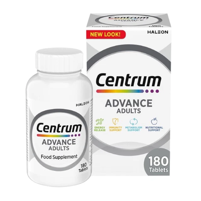 CENTRUM ADVANCE ADULTS - Multivitamin & Mineral - 180 Tablets - New £18 ...