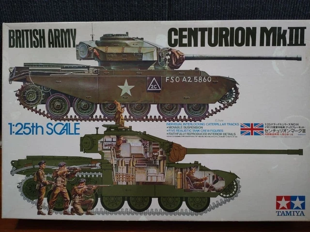 TAMIYA DISPLAY KIT Centurion Mark III Model Kit £176.83 - PicClick UK