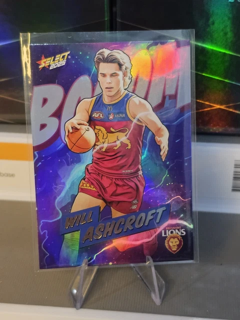 WILL ASHCROFT | BOOM #274/360 | Brisbane Lions | 2025 AFL Select Footy ...