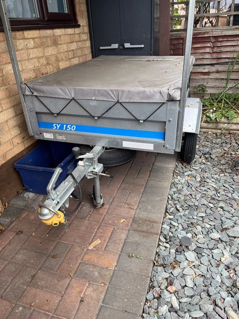 ERDE SY150 TRAILER Car Camping Trailer-ladder Rack-spare Wheel-cover ...