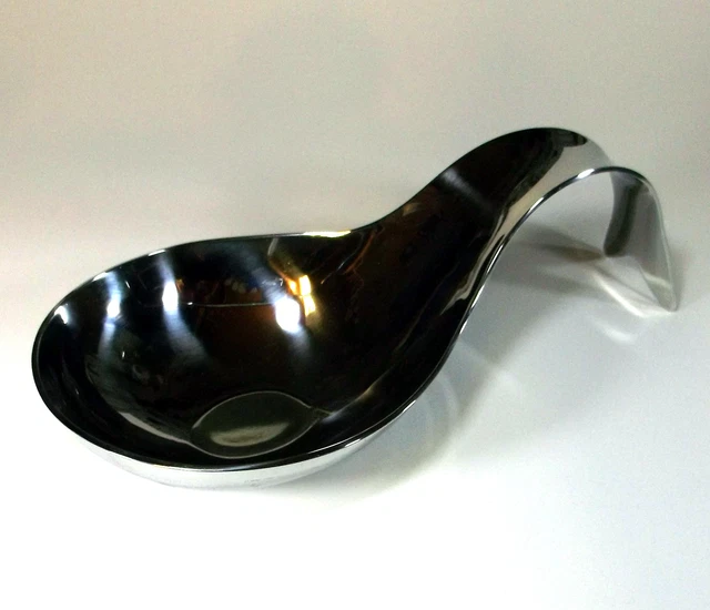 INOX EDELSTAHL ROSTFREI Delux Fish Ladle Cradle Spoon Rest Stainless ...