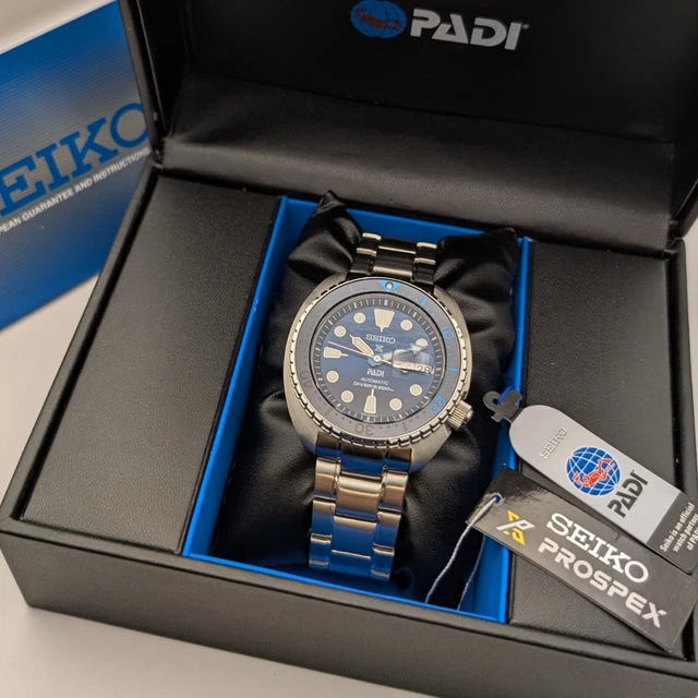 *FULL SET* SEIKO Prospex ‘Great Blue’ Turtle PADI - Automatic Dive Watch SRPK01 £349.99 ...