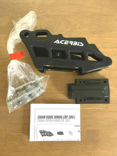HONDA CRF 300 L 2021-2024 Acerbis Chain Guide Block Black Mx £39.95 ...