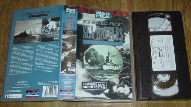 GREAT SEA BATTLES, Ships VHS, Documentary, World War 2 History £2.99 ...