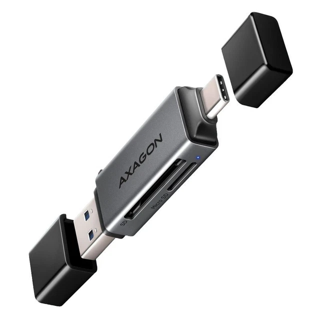 AXAGON CRE-DAC EXTERNAL USB 3.2 Gen1 Type-C+Type-A 2-slot SD/microSD EUR 16,97 - PicClick DE