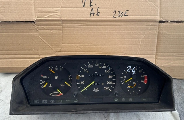 MERCEDES W124 200E 230E PETROL Instrument Cluster SPEEDOMETER ...
