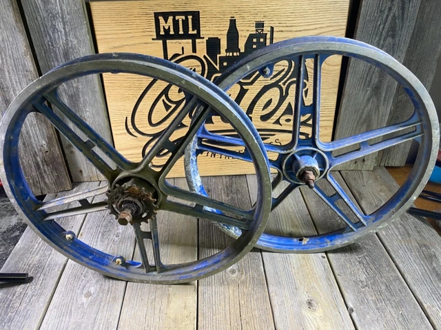 OLD SCHOOL BMX Lester Mags Mag Wheels Rims Scrambler Mongoose Motomag ...