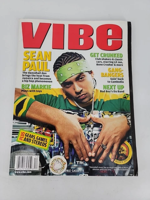 VIBE MAGAZINE - Sean Paul/Biz Markie/Lil John/Bad Boy - December 2003 £ ...