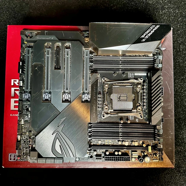 ASUS ROG RAMPAGE VI EXTREME Intel X299 EATX Gaming Motherboard £287.77 ...
