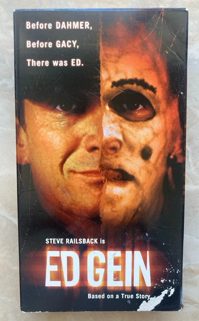 ED GEIN VHS - Serial Killer Bio Pic - Steve Railsbsck, Chuck Parello £7 ...