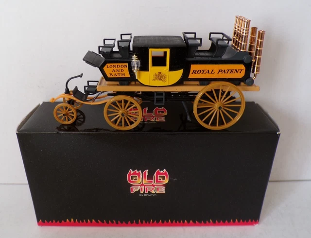 BRUMM OLD FIRE Series 1825 Gurney Steam Passenger Coach Mint Boxed 1:43 ...