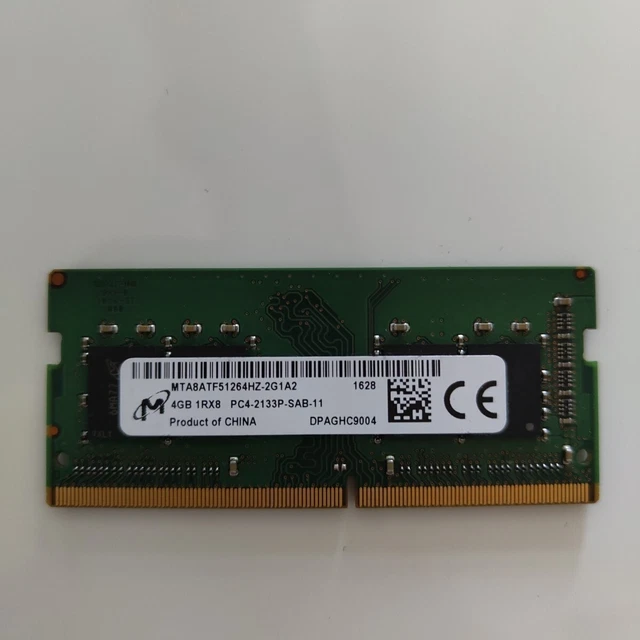 MICRON RAM 4G DDR4 SO-DIMM MTA8ATF51264HZ-2G1A2 - RAM - 1RX8 PC4-2133P ...