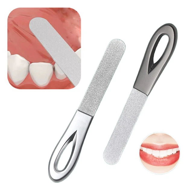 STAINLESS STEEL TEETH File Tooth Grinding Tools Wisdom Tooth Sandpaper ...