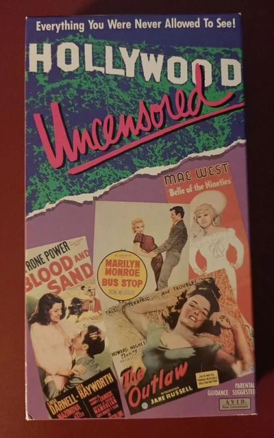 HOLLYWOOD UNCENSORED (1987) - 1991 USA VHS Tape $30.00 - PicClick AU