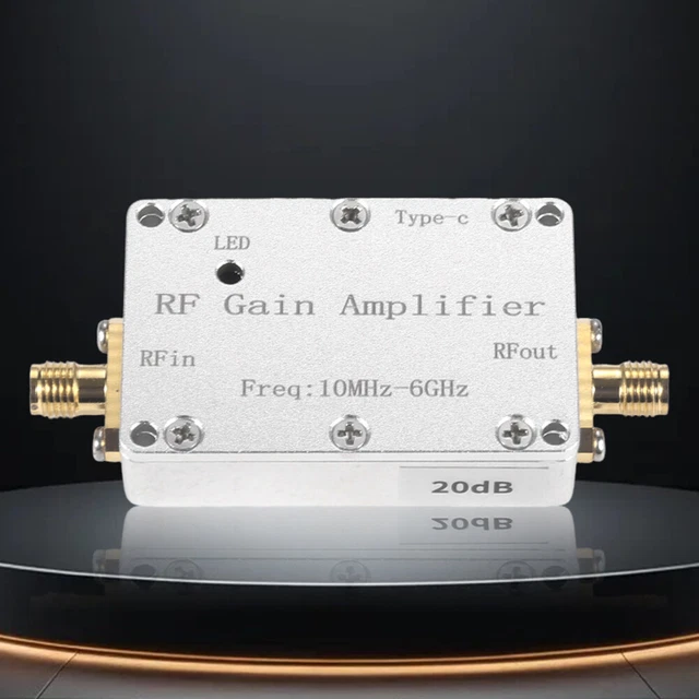 10M-6GHZ RF AMPLIFIER 20dB High Gain Driver Receiving Amplifier £21.34 - PicClick UK