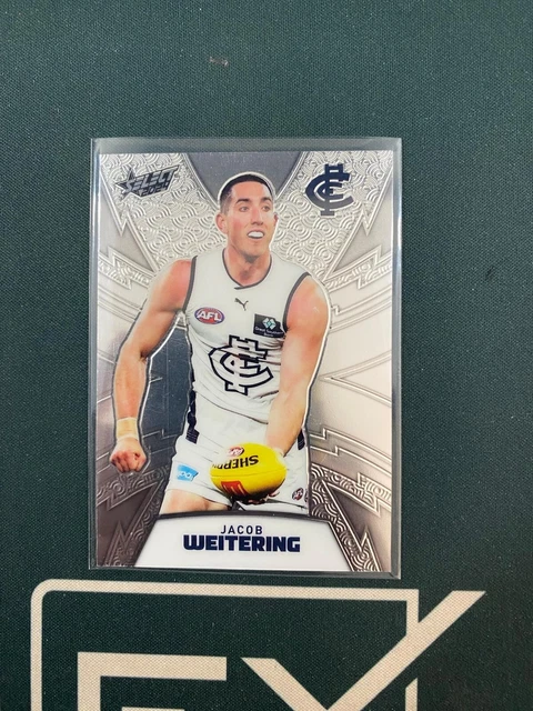 2024 SELECT AFL Footy Stars JACOB WEITERING Thunderbolt Refractor 141/ ...
