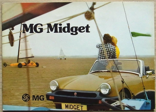 MG MIDGET CAR Sales Brochure Sept 1976 #3088/C £14.99 - PicClick UK