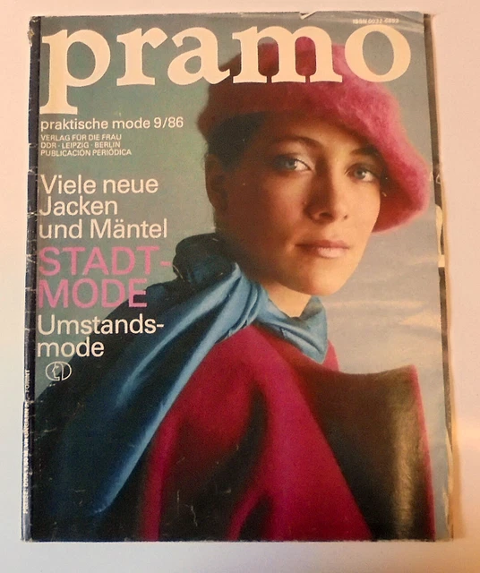 PRAMO. PRAKTISCHE MODE Heft 9 / 1986 . DDR Mode-Zeitschrift EUR 7,59 ...