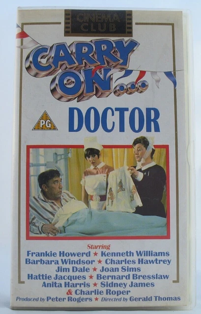 CARRY ON DOCTOR Vhs Video £1.99 - PicClick UK