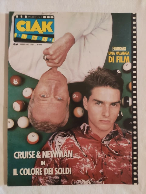 CIAK SI TOURA #2 1987 Tom Cruise Paul Newman Peggie Sue Mr. Crocodile ...
