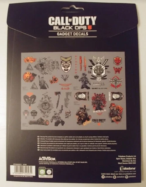 BRAND NEW CALL Of Duty Black Ops (Gadget Decals) $8.00 - PicClick CA