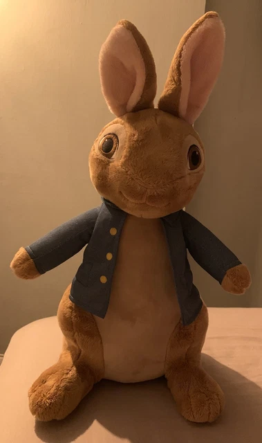 LARGE PETER RABBIT Plush Soft Toy 23" Tall Official By Rainbow Designs ...
