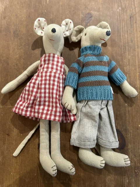 MAILEG RARE, RETIRED Large Brother and Sister Mouse/ Mice - Vintage ...