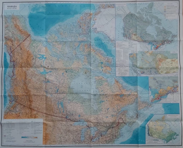 REFERENCE MAP OF Canada £3.98 - PicClick UK