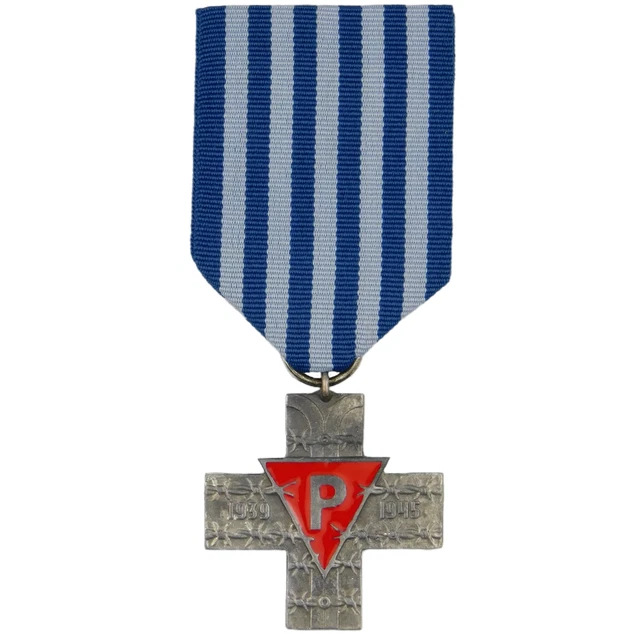 2025 WW2 PRL Auschwitz Survivor Cross Medal Polish Poland Holocaust ...