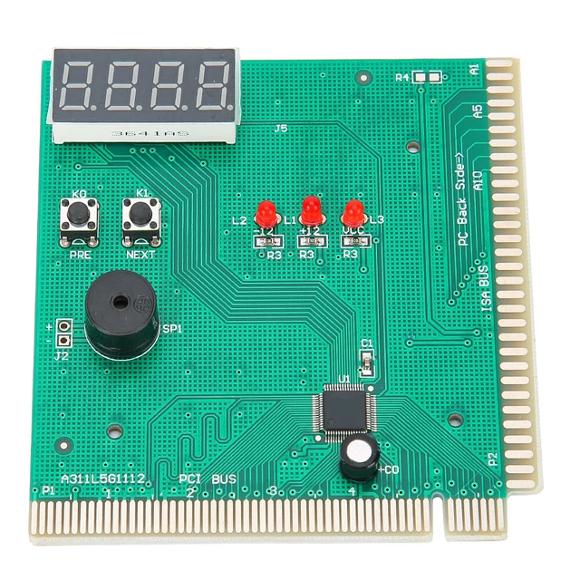 4-DIGIT CARD PC Analyzer Computer Diagnostic Motherboard POST Tester ...