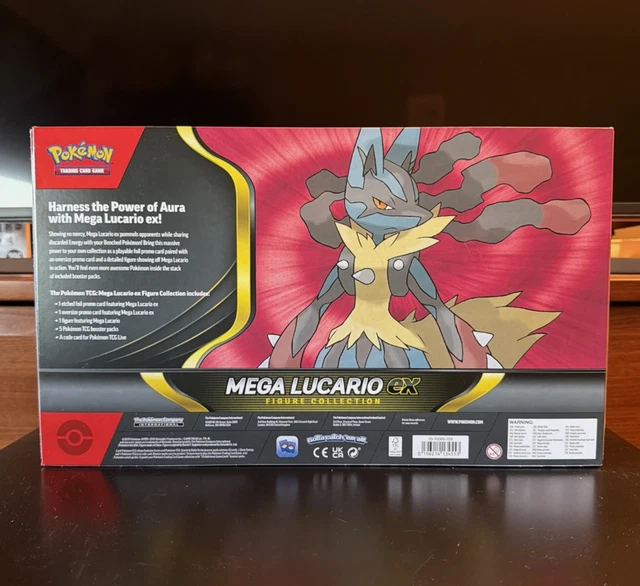 2025 POKEMON TCG Mega Lucario EX Premium Figure Collection Box Sealed ...