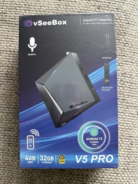 6K Media Streaming Player Vseebox V5 Pro Android TV Box | 6K HDR10 ...