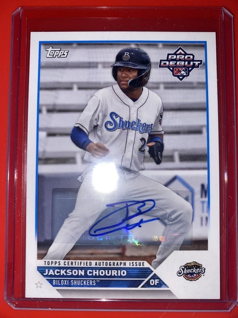 2023 TOPPS PRO Debut - Autographs #PD-40 Jackson Chourio (AU, RC) $34. ...