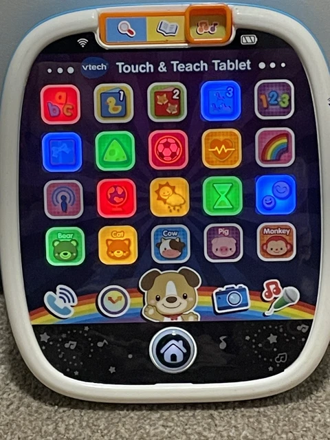 VTECH TOUCH AND Teach Tablet Electronic Interactive Musical Toy Lights & Sounds £15.00 - PicClick UK