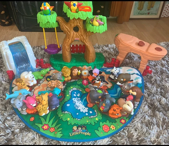 FISHER-PRICE LITTLE PEOPLE Alphabet Zoo Complete Set of 26 Animals A-Z ...