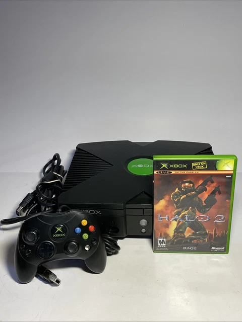 ORIGINAL MICROSOFT XBOX Console w/ OEM Controller, Game, Cables And ...