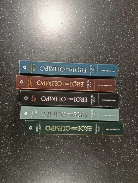 SAGA COMPLETA DI "Eroi dell'olimpo" di Rick Riordan in buone condizioni ...