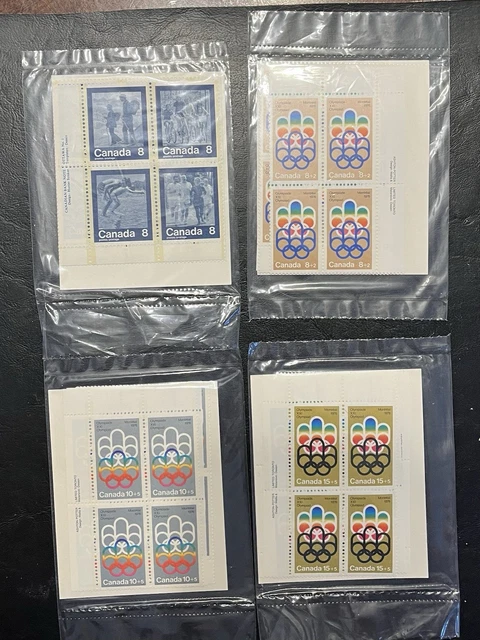 4 PACKS OF 4 Canada Plate Blocks Stamps Mint $13.00 - PicClick CA