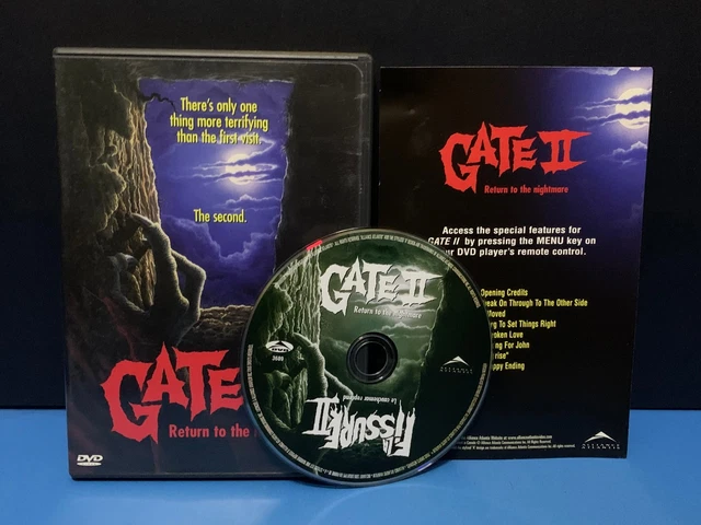 GATE II RETURN To The Nightmare DVD + Insert Horror Near MINT Louis ...