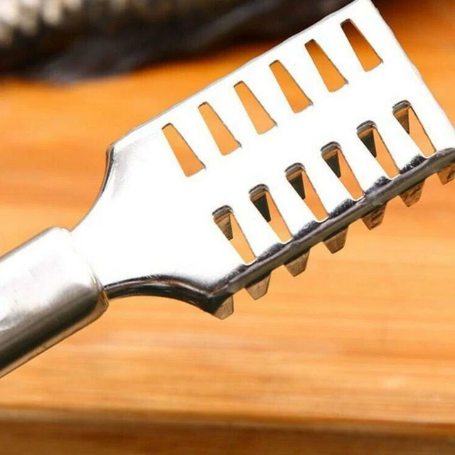 FISH SCALE REMOVER Steel Cleaner Scraper Kitchen Tool new Peeler Lot G7 ...