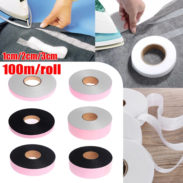 100M WONDER WEB Iron On Single-sided Adhesive Fabric Roll Sewing Turn Up Hem £3.40 - PicClick UK