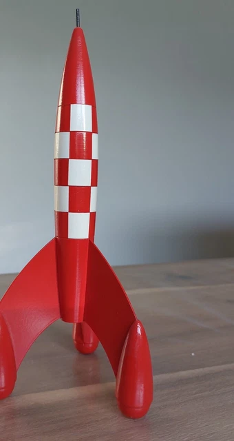 ANCIENNE FUSÉE EN BOIS TINTIN et MILOU - AROUTCHEFF - EUR 89,00 ...