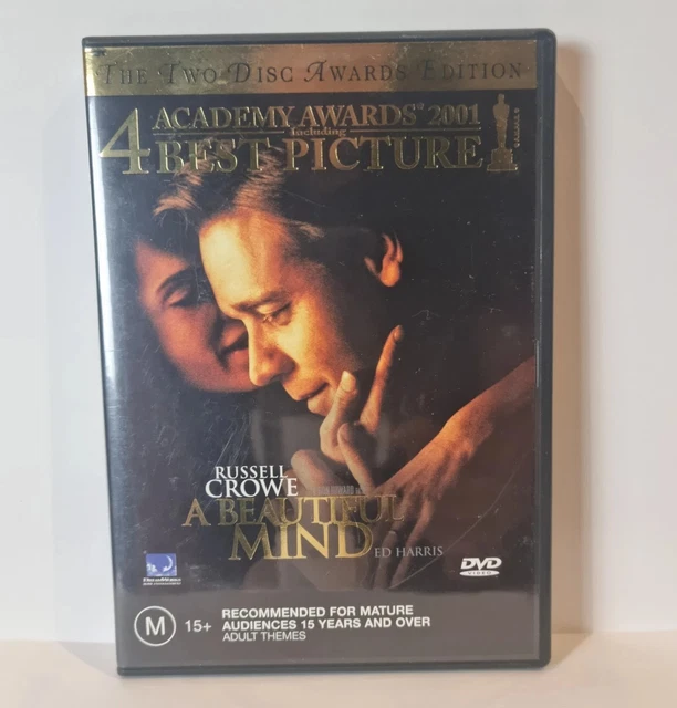 A BEAUTIFUL MIND (DVD, 2001) 2 Discs VGC Region 4 Free Postage in Aus ...