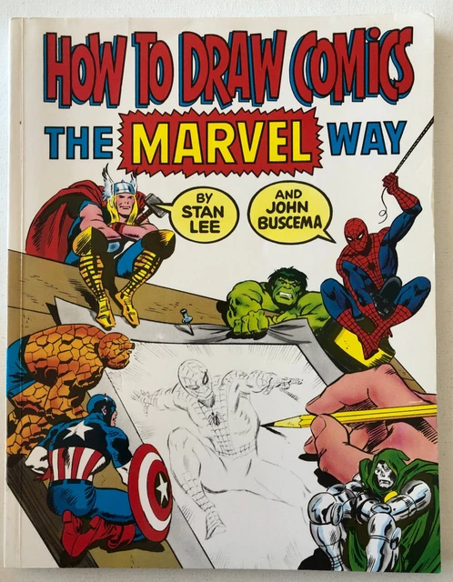HOW TO DRAW Comics The Marvel Way - Stan Lee & John Buscema £8.10 ...