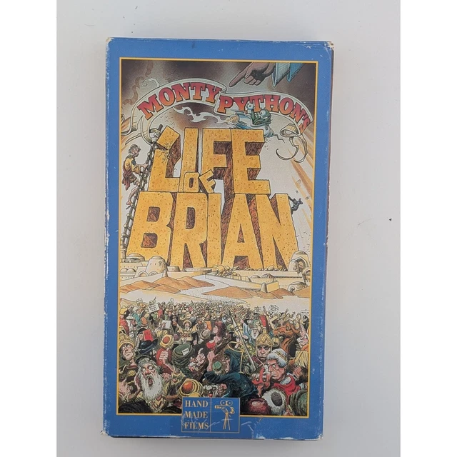 MONTY PYTHON LIFE of Brian VHS Video Cassette Tape Paragon Hand Made ...
