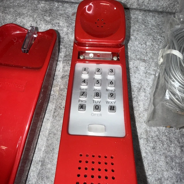 RED SLENDERET STROMBERG-CARLSON Handset And Base No Cord £44.68 ...