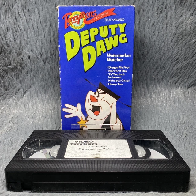 DEPUTY DAWG WATERMELON Watcher Cartoon VHS Tape Terrytoons Treasures ...