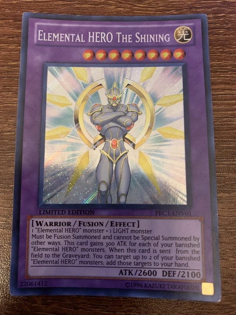 PRC1-ENV01 ELEMENTAL HERO The Shining Secret Rare Limited Edition ...