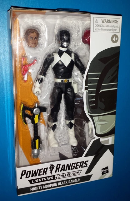 POWER RANGERS LIGHTNING Collection Mighty Morphin Black ranger action ...