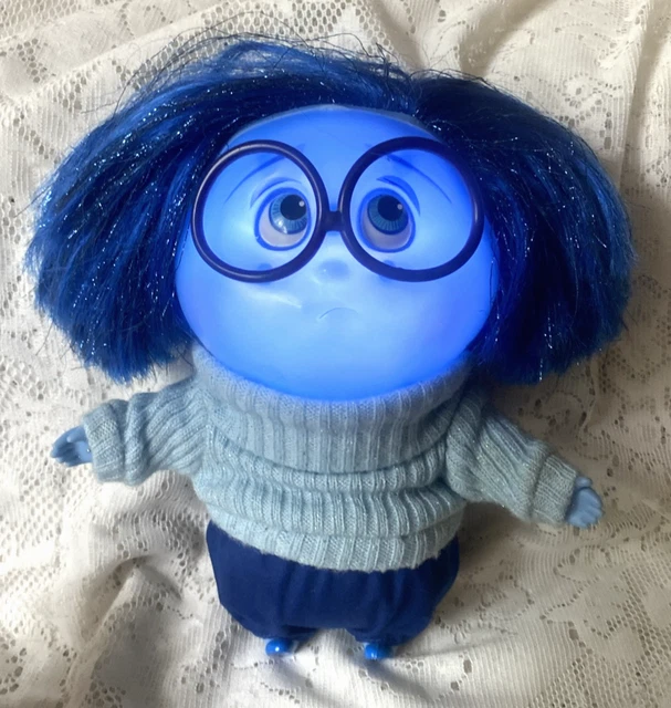 DISNEY PIXAR DELUXE Inside Out Light Up Talking Sadness 7 inches Tall ...